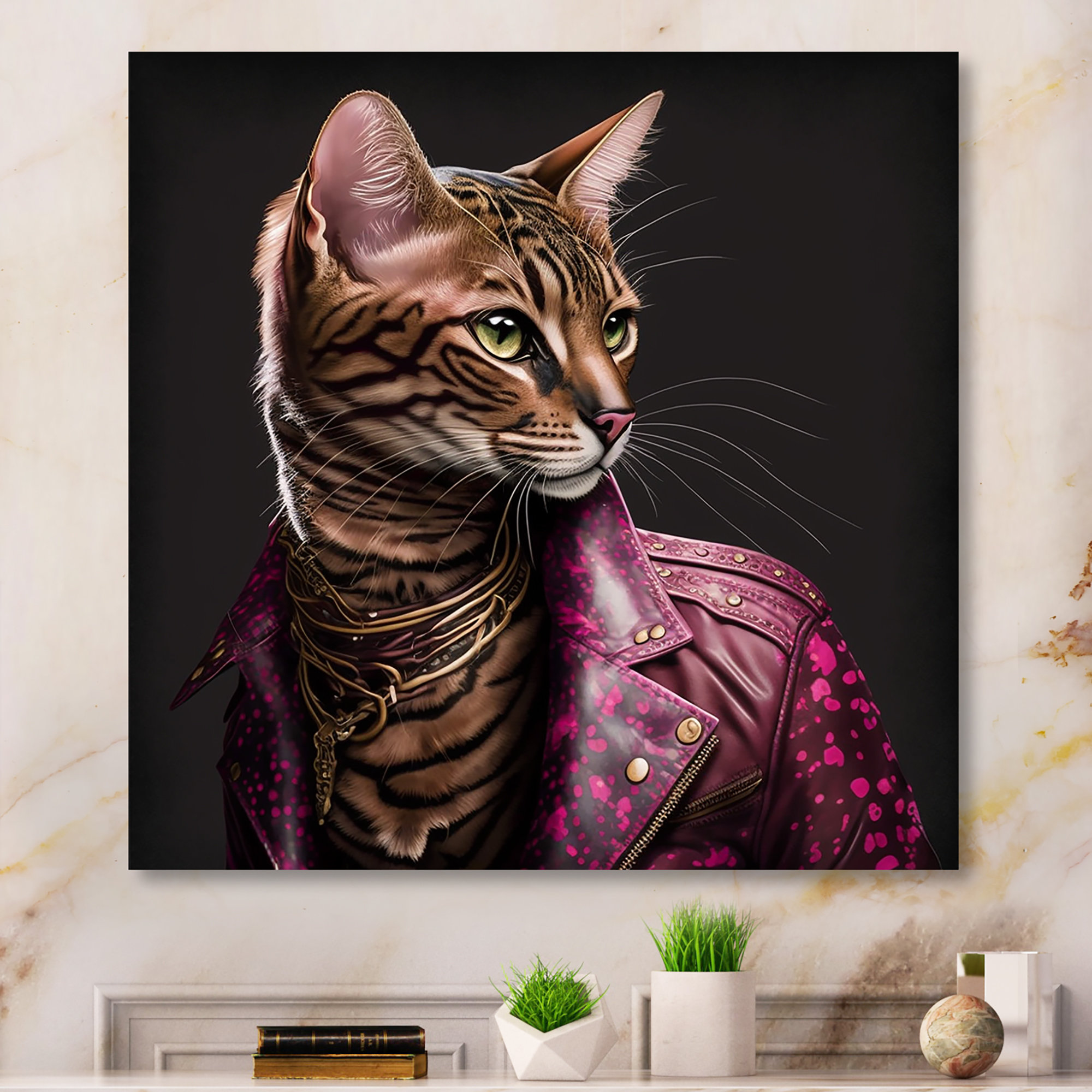 The Twillery Co.® Altha Stylish Cat In Fancy Fashion Design I - Animals ...