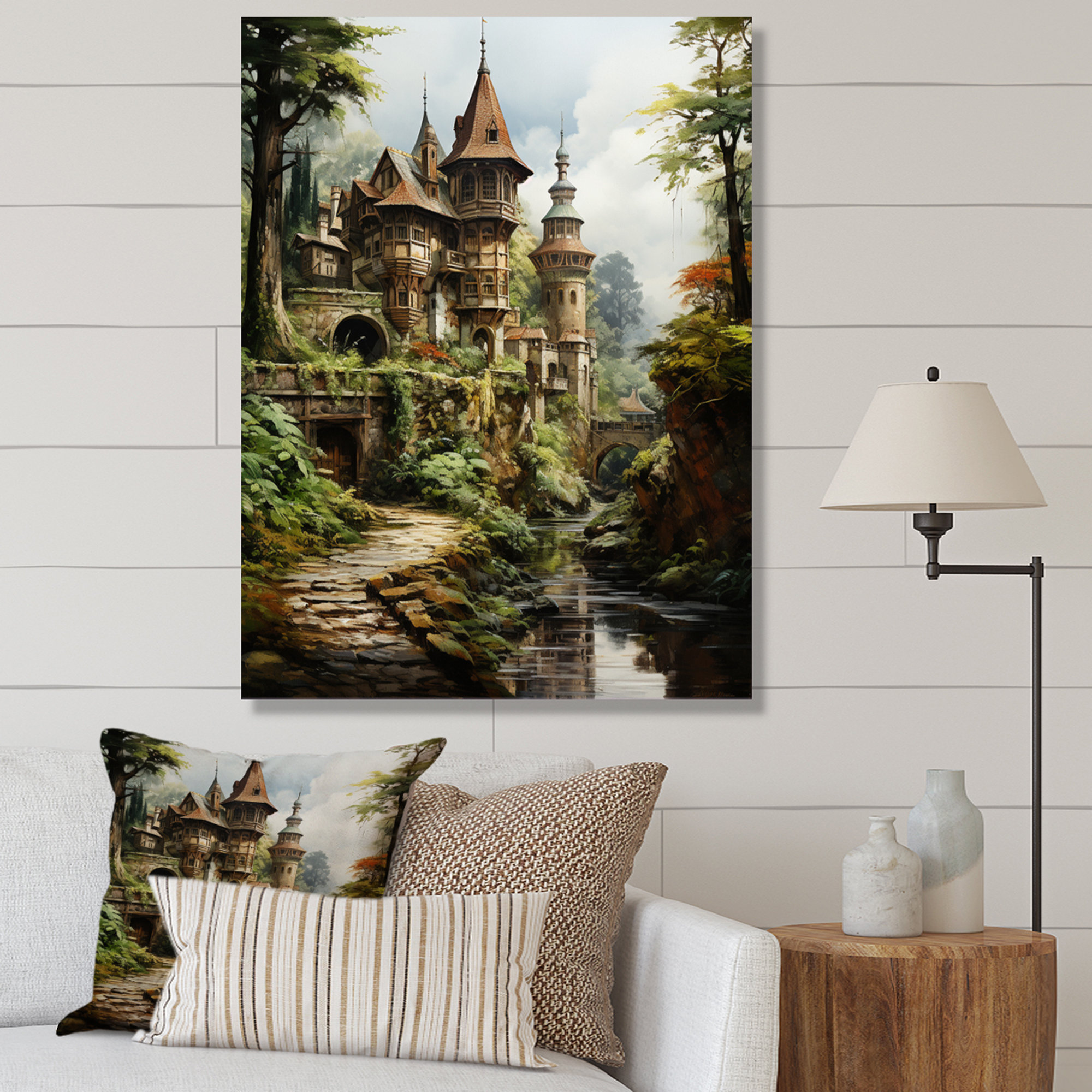 Red Barrel Studio® Castles Rustic Retreat Earthy II On Canvas Print ...