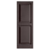 Alpha Shutters Standard Raised Panel Vinyl Shutters Pair & Reviews ...