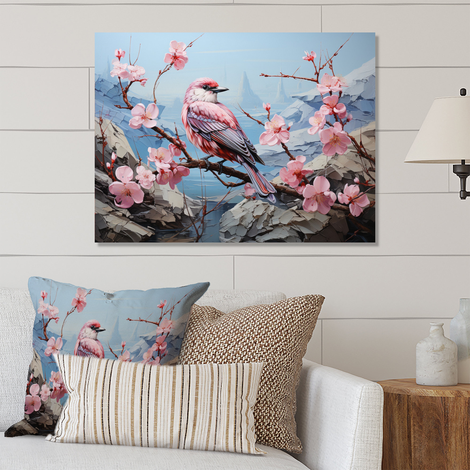 Red Barrel Studio® Apple Blossom Awakening - Apple Blossom Metal Wall ...