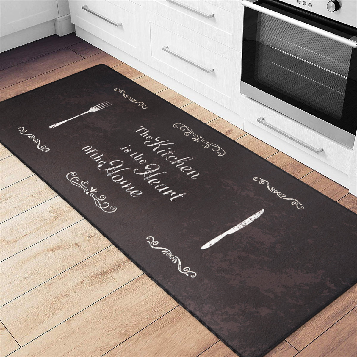 Lark Manor Airina Water Resistant Anti-Fatigue Non-Skid Kitchen Mat ...