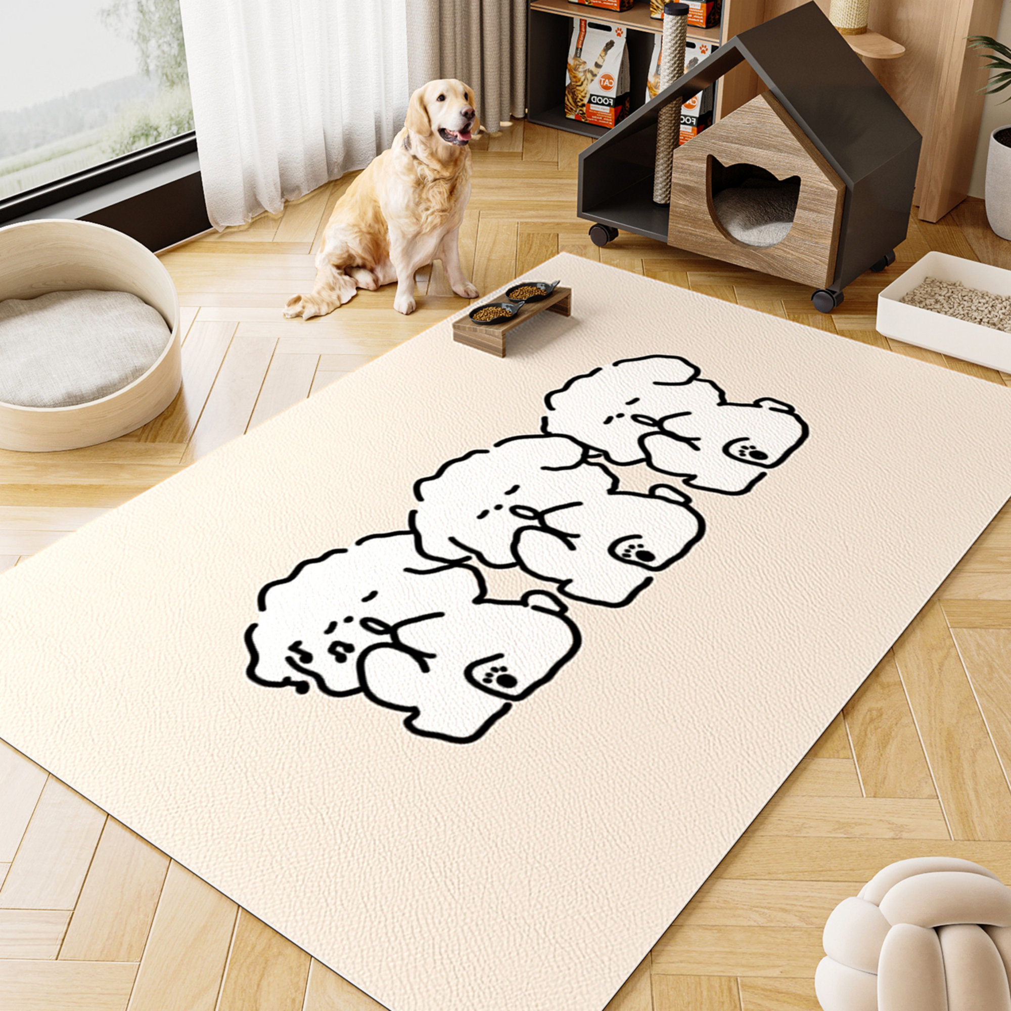 Archie & Oscar™ Ultra Durable PVC Pet Mat, Waterproof, Scratch ...