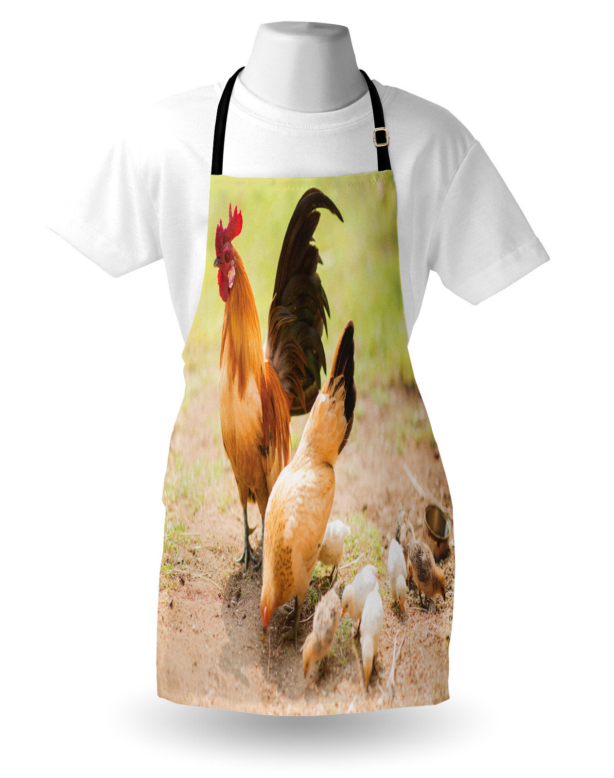 East Urban Home Hen and Chicks Apron Unisex Chicken Family Photo Adult ...