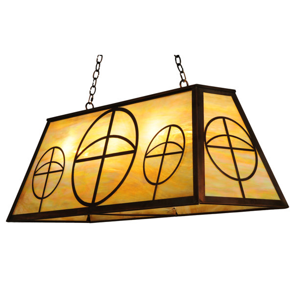 Meyda Lighting 9 - Light Vintage Copper Pool Table Lights Pendant | Wayfair