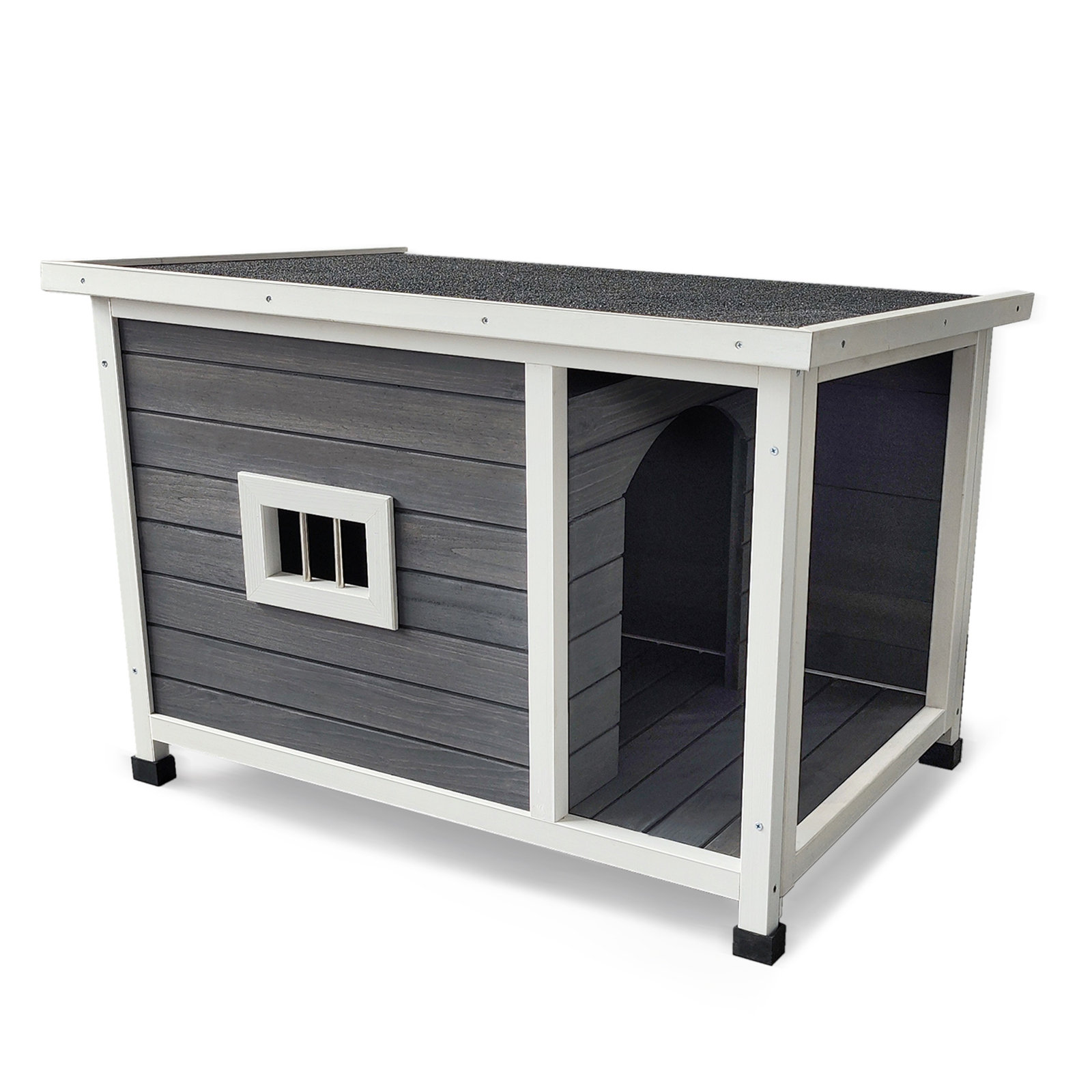 Ophelia & Co. Outdoor Puppy Dog Kennel ,Waterproof Dog Cage, Wooden Dog ...