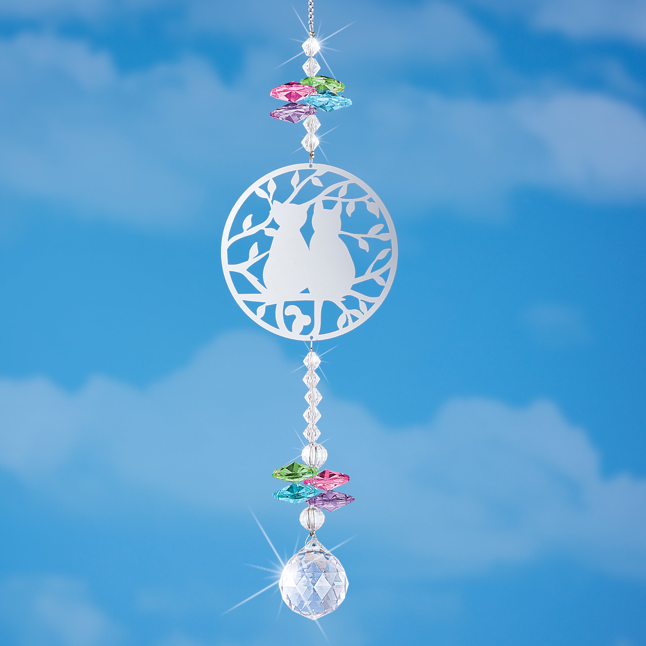 Arlmont & Co. Mullaly Weather Resistant Metal Animals Suncatcher | Wayfair