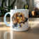 East Urban Home 11oz Watercolour Basenji Design Coffee Mug | Wayfair.co.uk