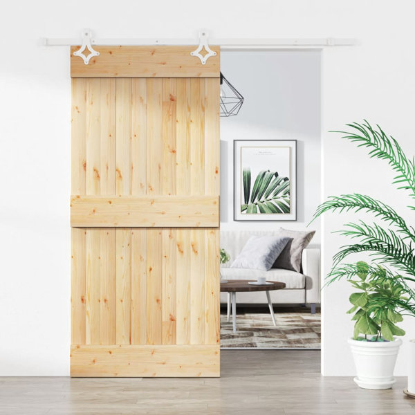 Alpen Home Skodak Solid Pine Sliding Doors Unfinished | Wayfair.co.uk