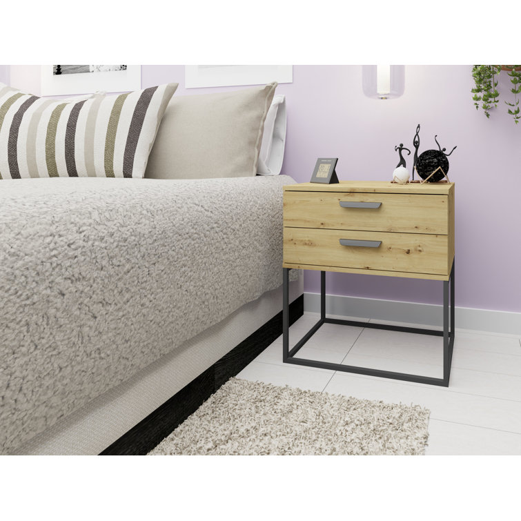 17 Stories Pessel Bedside Table | Wayfair.co.uk