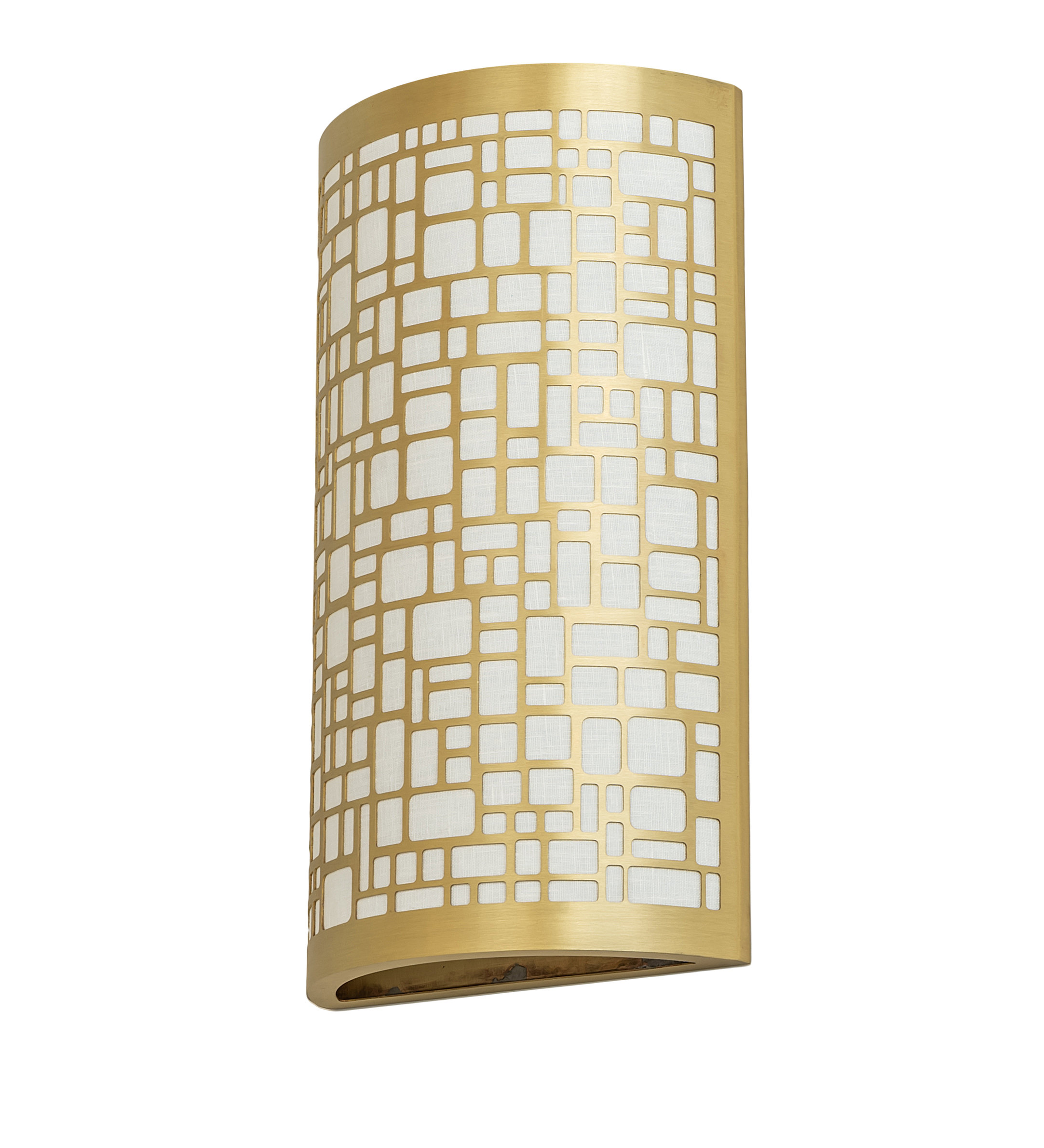 Meyda Lighting Brushed Brass Flush Mounted Sconce - Wayfair Canada