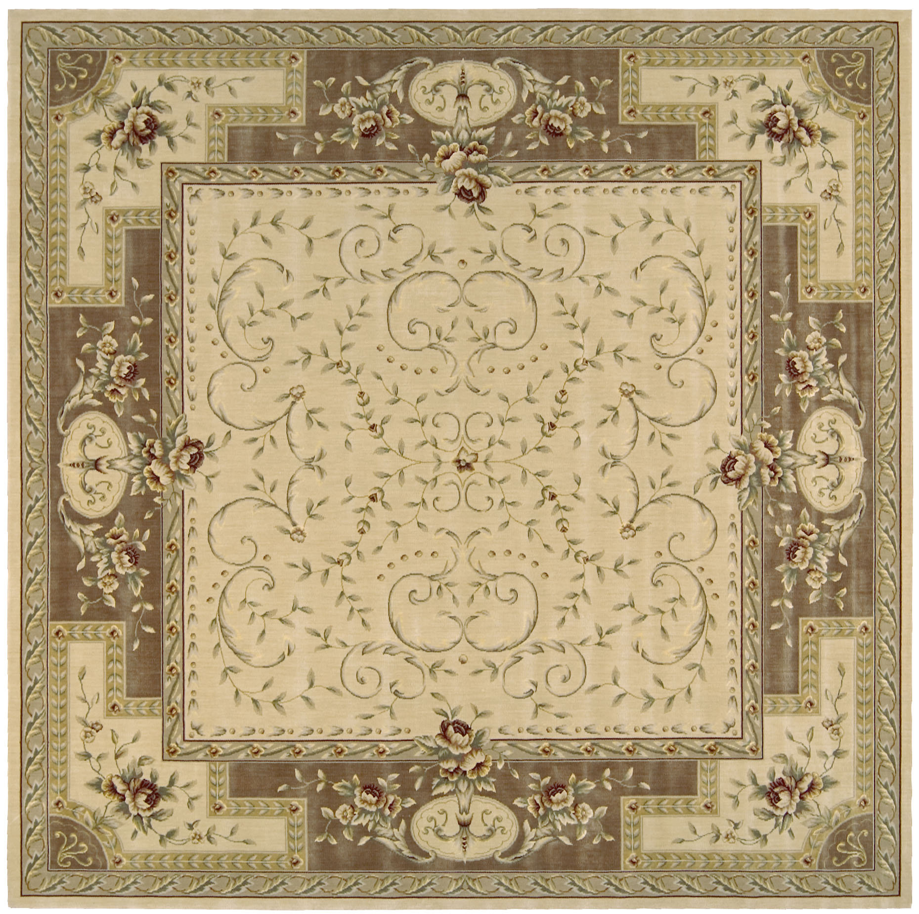 Bloomsbury Market Offerle Oriental Wool Beige Area Rug | Wayfair