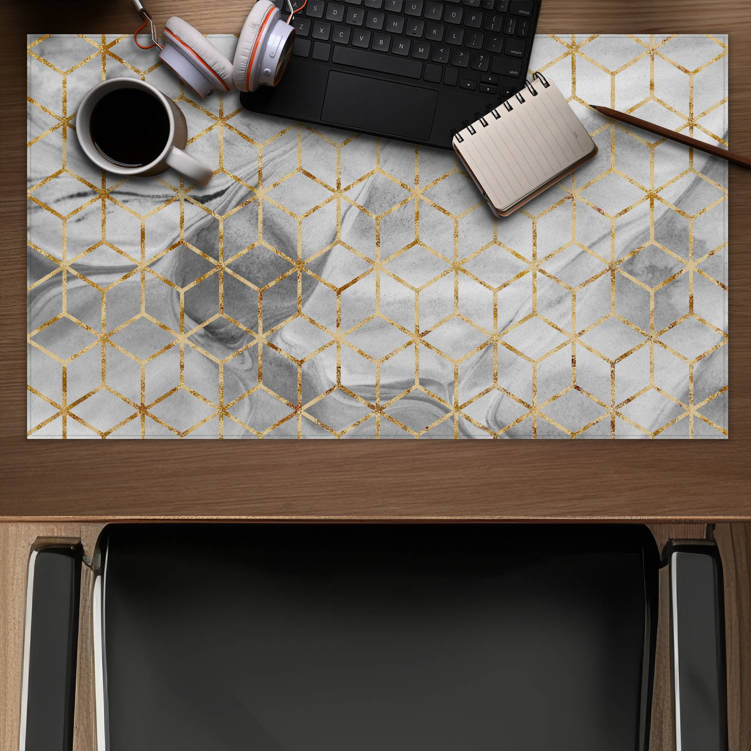 Begin Edition International Inc. Symmetry - 14.00"x24.25" Desk mat ...