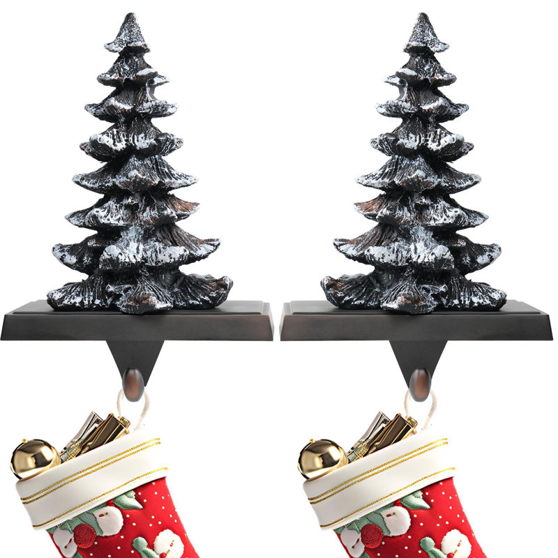 VOMGEB1 2-Pack Christmas Stocking Holders for Mantel | Wayfair
