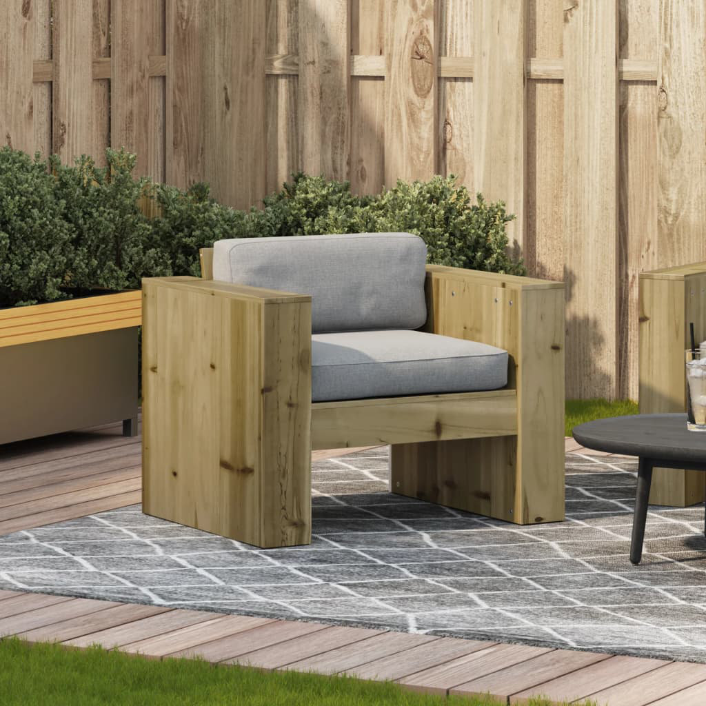 vidaXL Patio Sofa Single Chair Seating Furniture Lawn Garden Outdoor ...