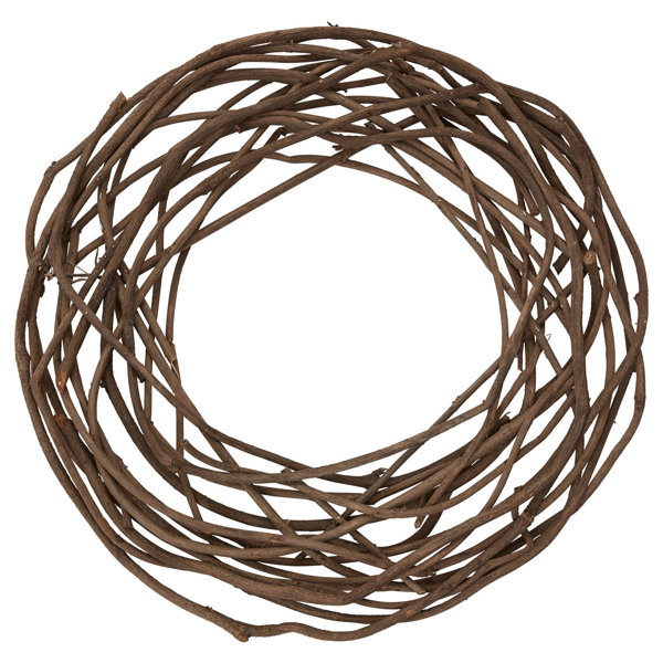 Primrue Dried Twig Foliage Wreath | Wayfair