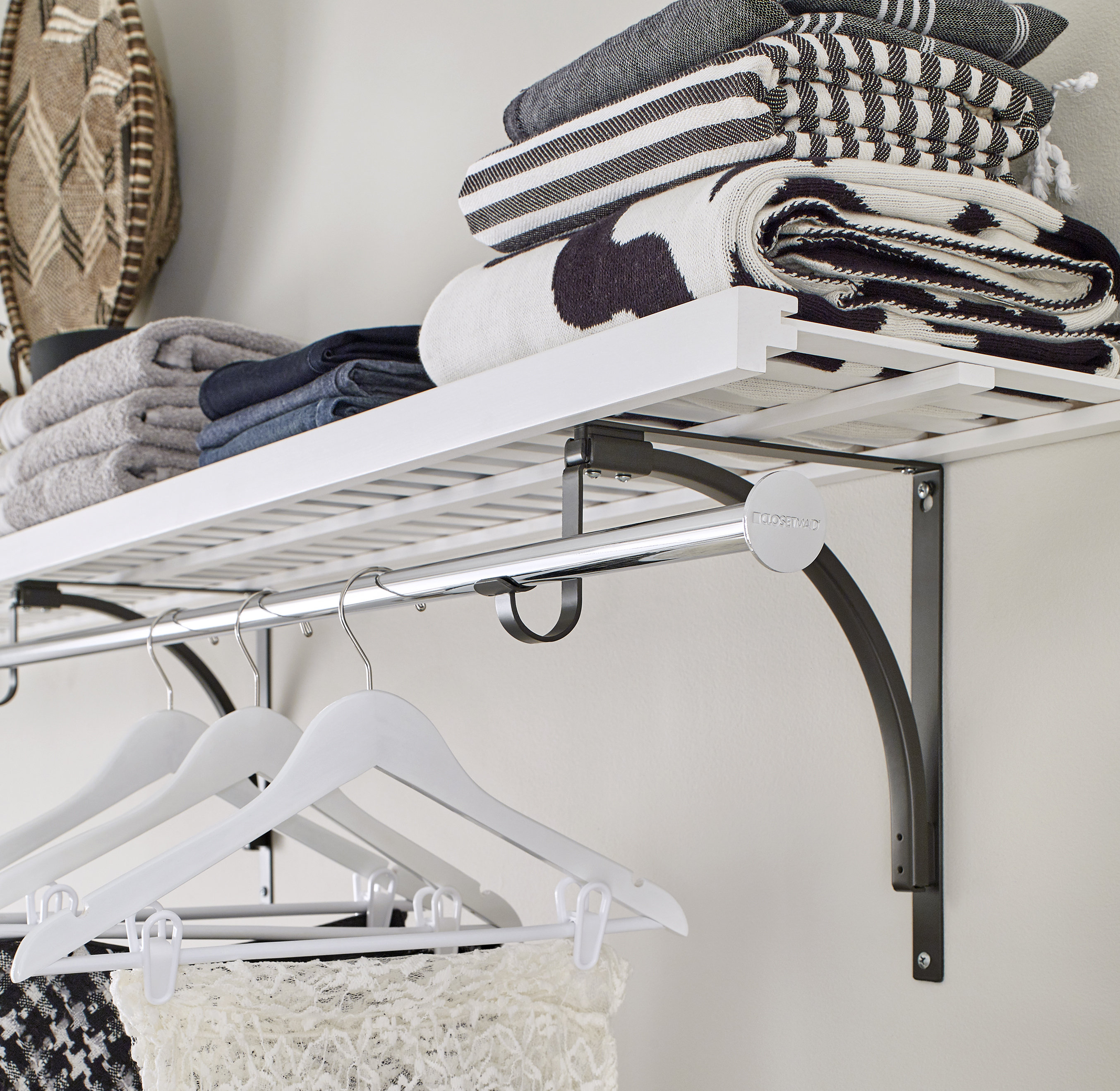 ClosetMaid Premium Wood Shelving Hang Rod & Reviews | Wayfair