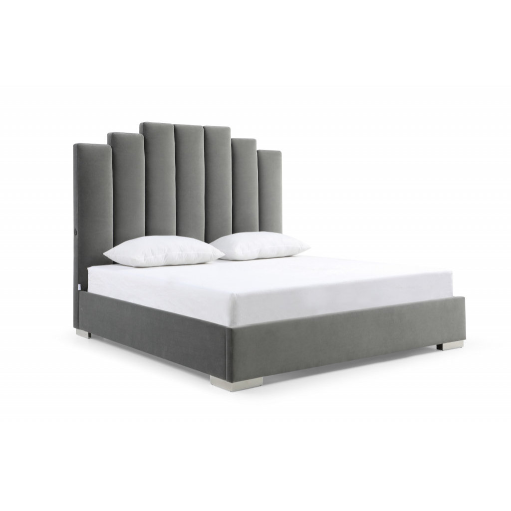 Everly Quinn Brant Tufted Upholstered Low Profile Platform Bed ...