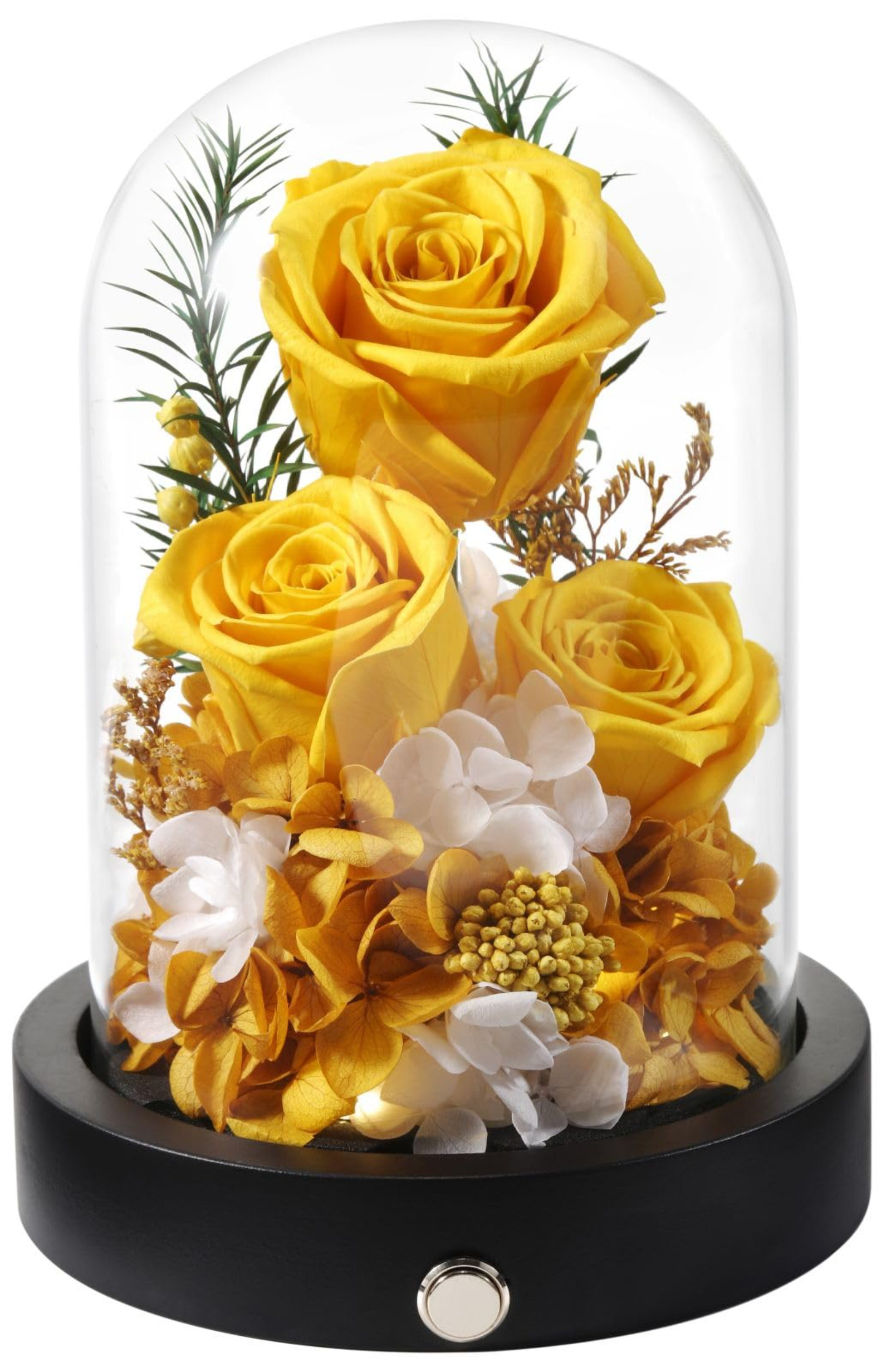 Rosecliff Heights Long-Lasting Real Yellow Forever Roses Flowers | Wayfair