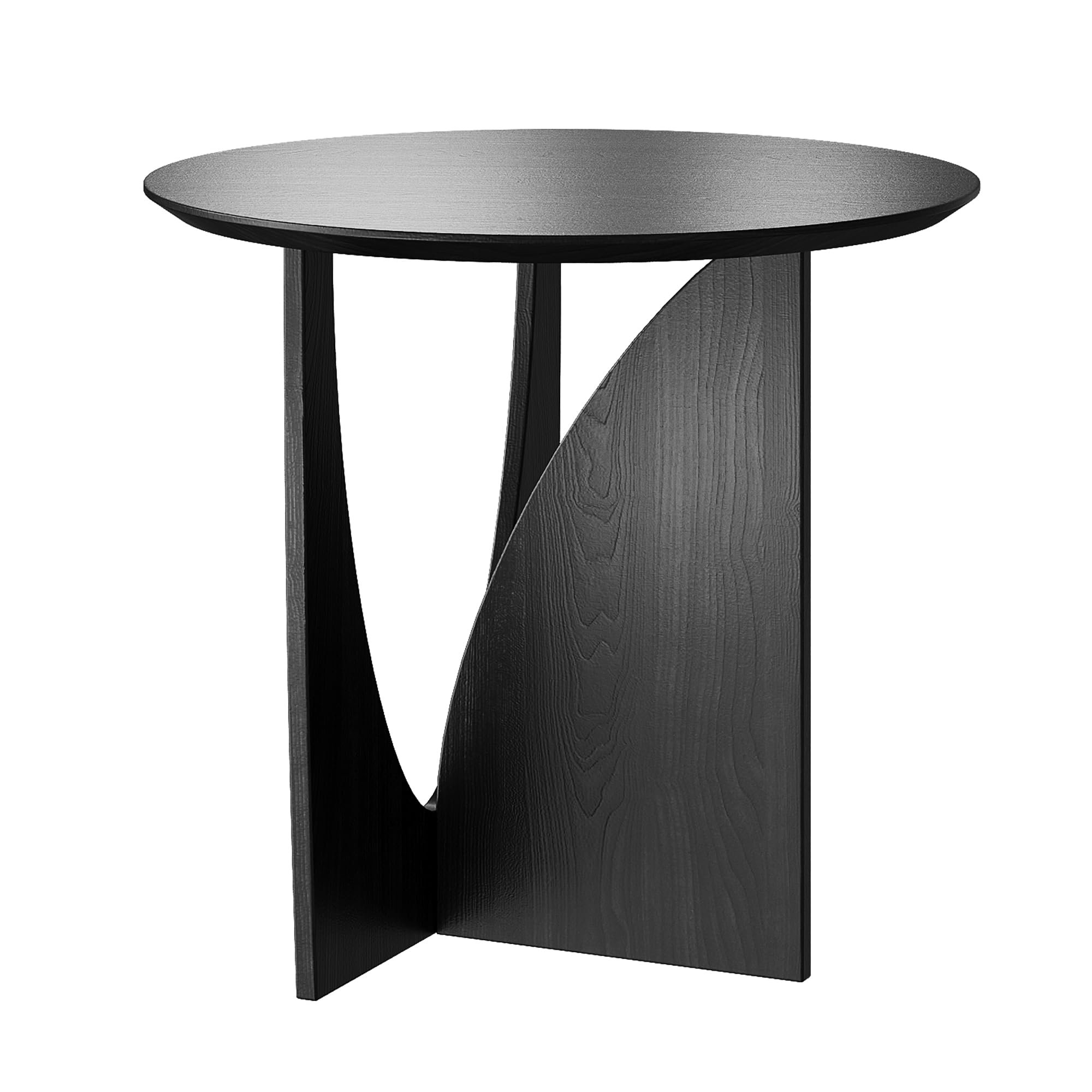 Latitude Run® Modern Round Side Table with Oak Veneer. | Wayfair