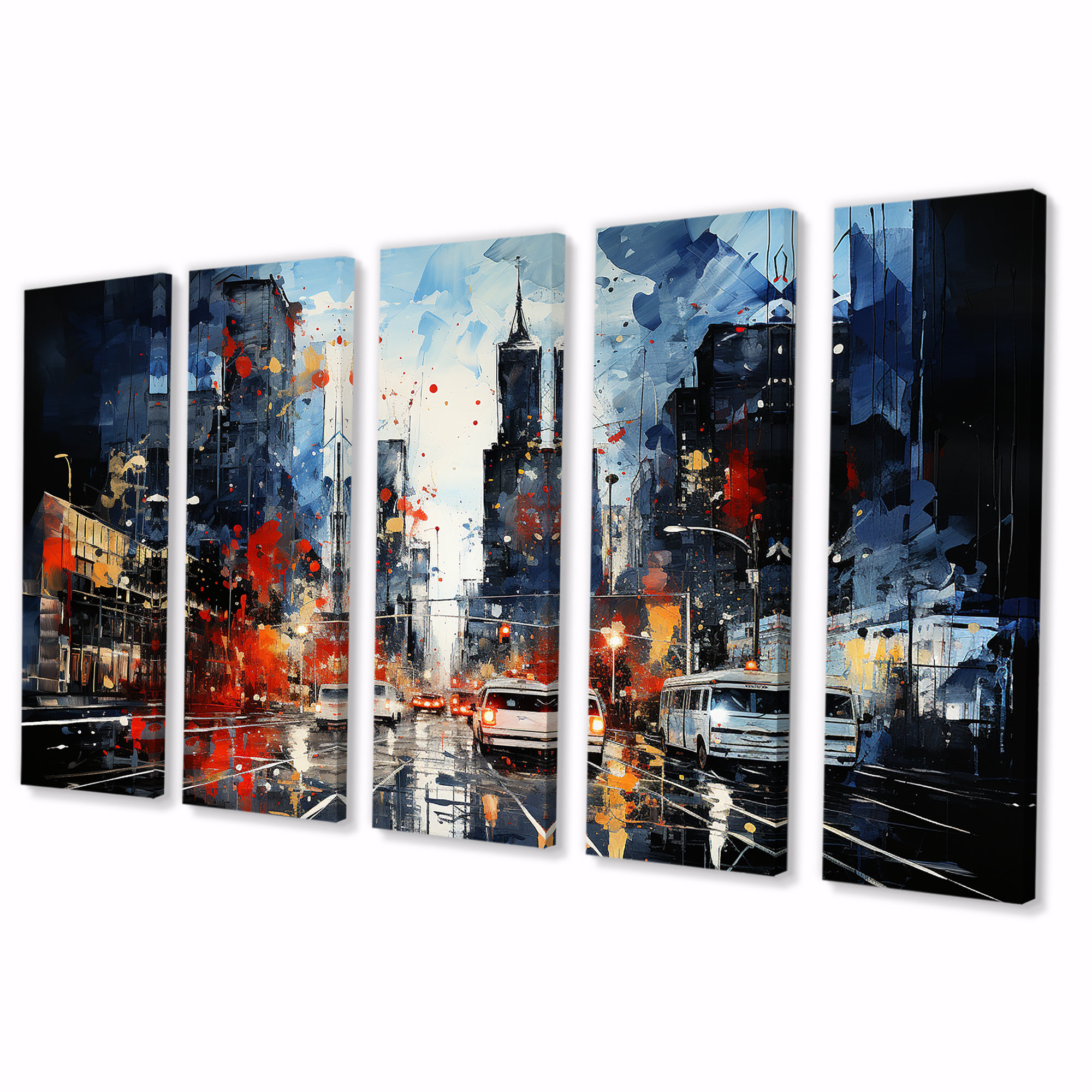 Red Barrel Studio® Blue Streets Of Harlem I - Harlem Renaissance 5 ...