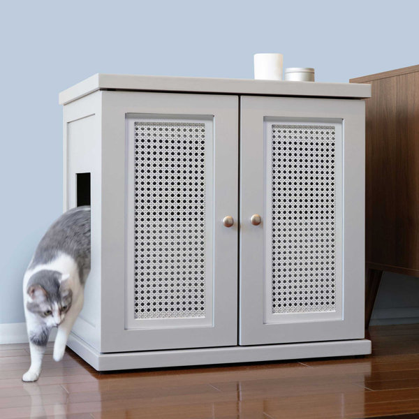 The Refined Feline The Refined Litter Box - Wood Cat Litter Box ...