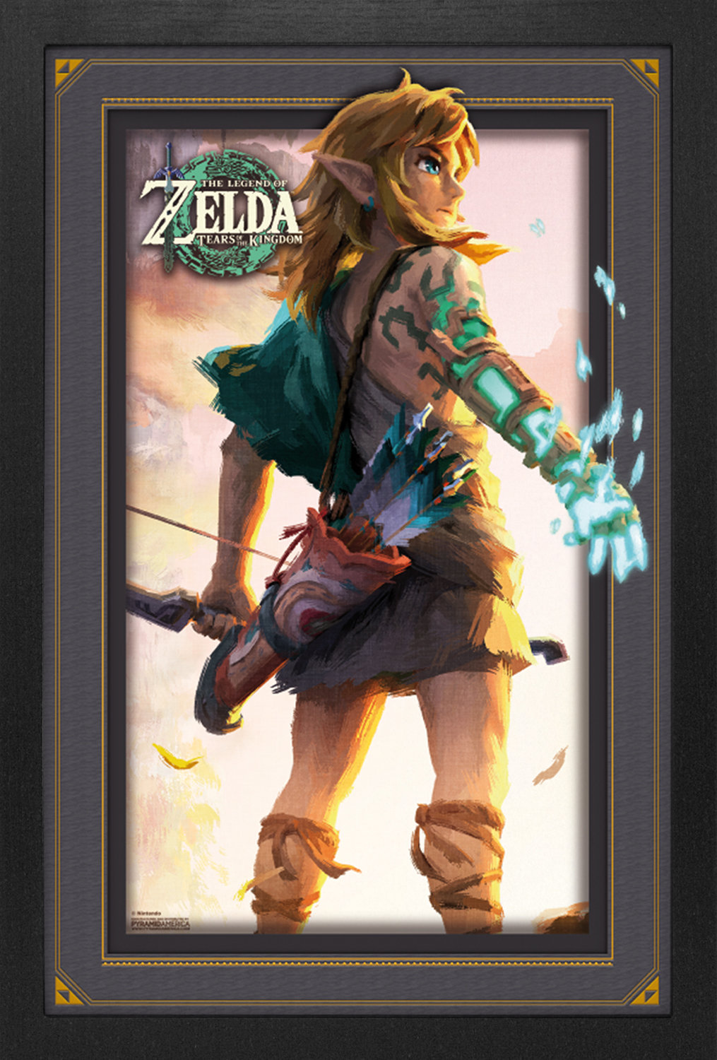 Ebern Designs TotK- Link's Glow 11x17 Under Plexi Framed Poster | Wayfair