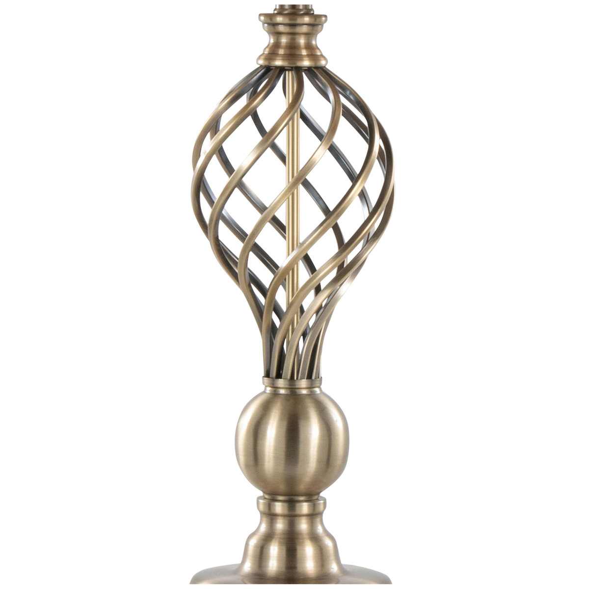 Rosdorf Park Linx Twist 29" Contemporary Table Lamp in Antique Soft ...