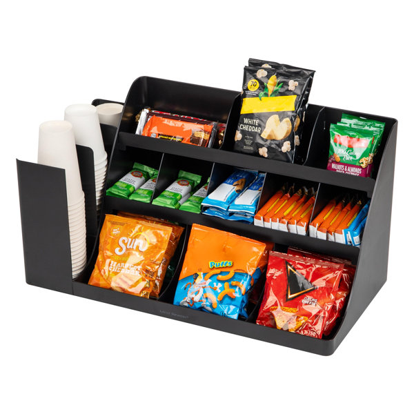 Mind Reader Cup and Condiment Station, Countertop Organizer, Coffee Bar ...