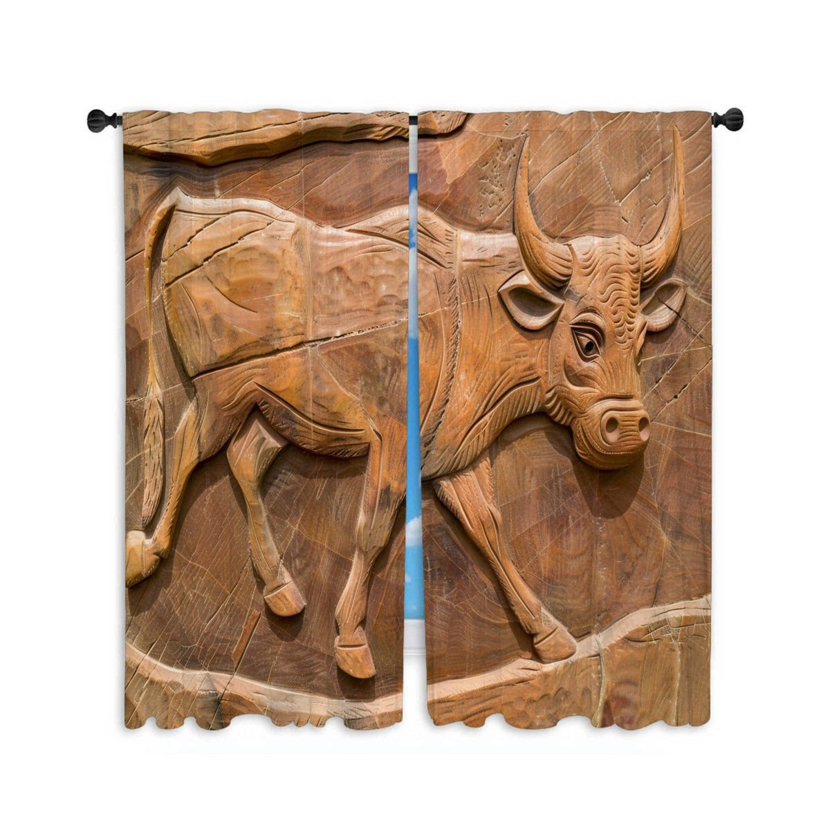 Wildon Home® Eleasa Polyester Semi Sheer Curtain Pair | Wayfair