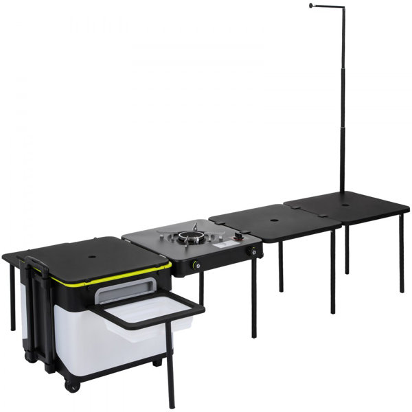 Stellweilan Tessberg Outdoor Mobile Kitchen, Portable Multifunctional ...