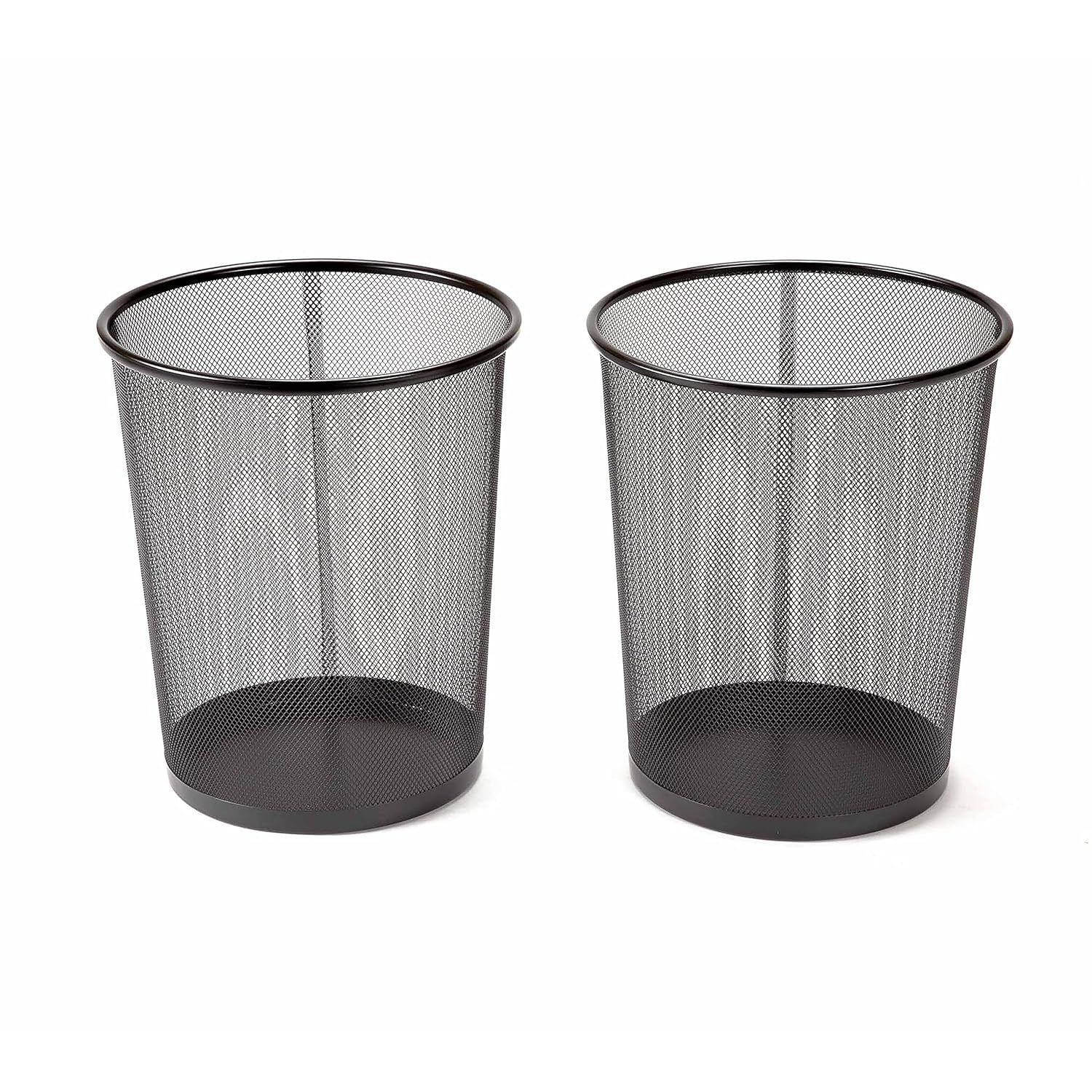 Ameriwood Small Cylinder Trash Can for Home or Office, 2-Pack - Wayfair ...
