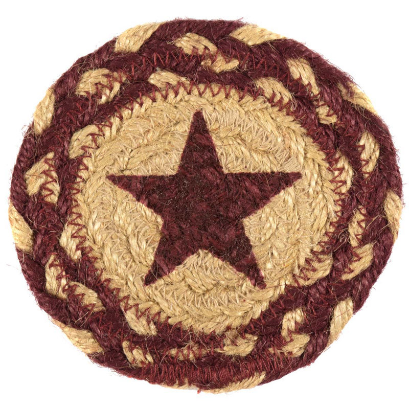 August Grove® Rudd Classic Tabletop & Kitchen Stencil Star Coaster ...