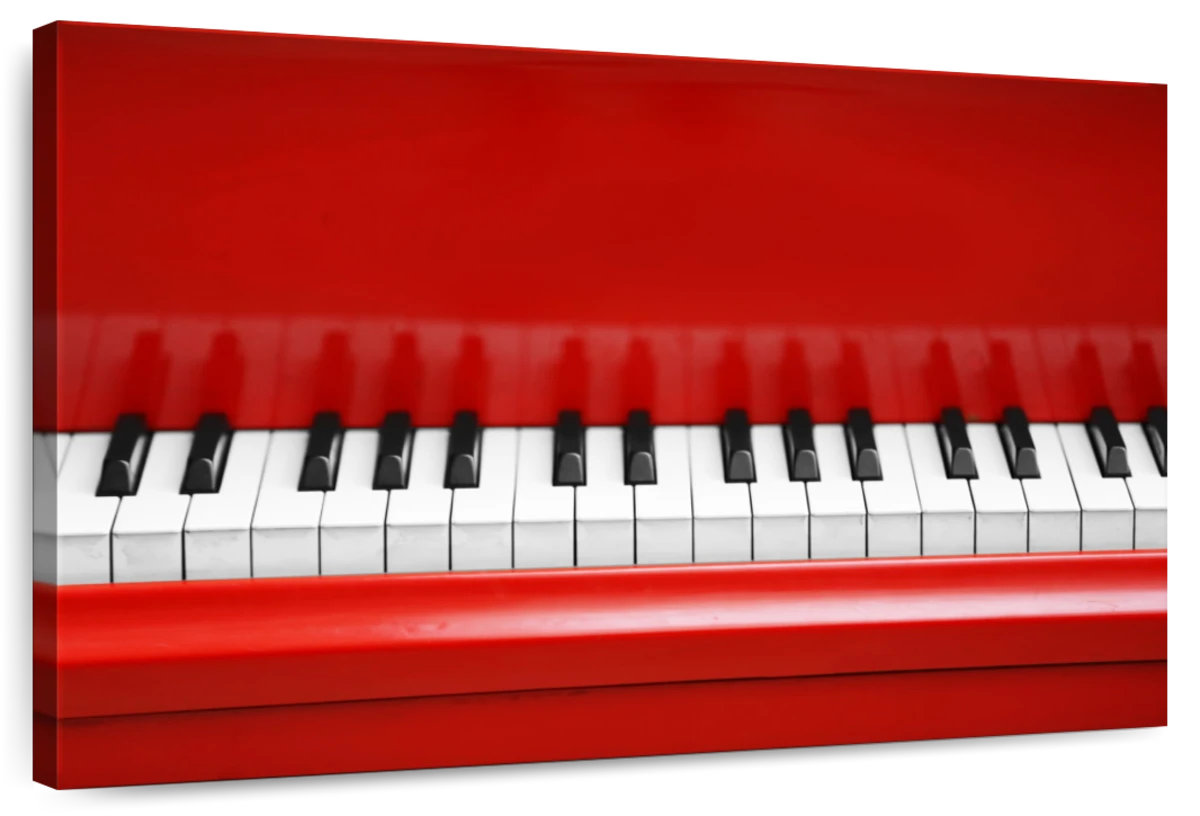 Ebern Designs Abarca Glossy Red Piano | Wayfair