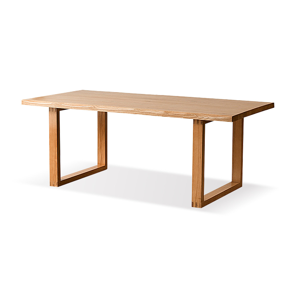 Wren Decors Burlywood Rectangular Solid Wood Dining Table | Wayfair