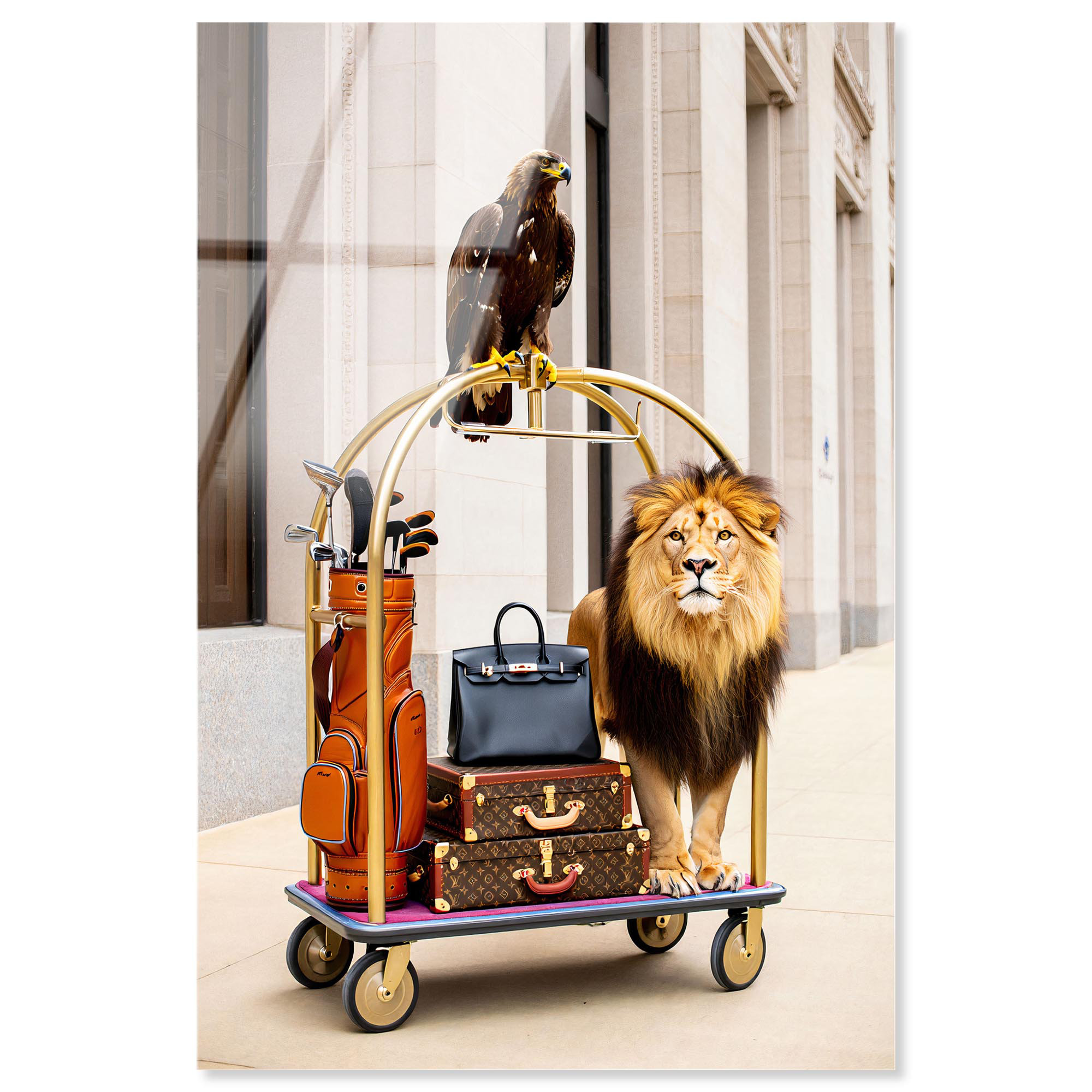 The Holiday Aisle® Royal Roam II Fashion Wall Decor Acrylic Print by ...