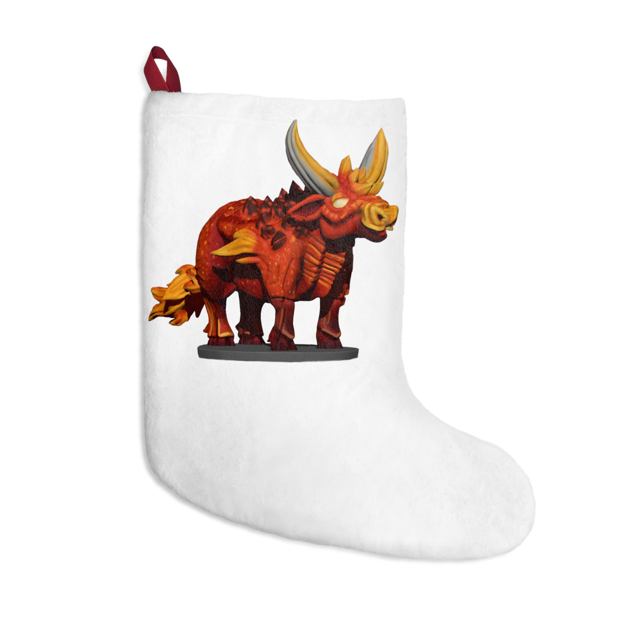 The Holiday Aisle® Fire Bull Stocking | Wayfair