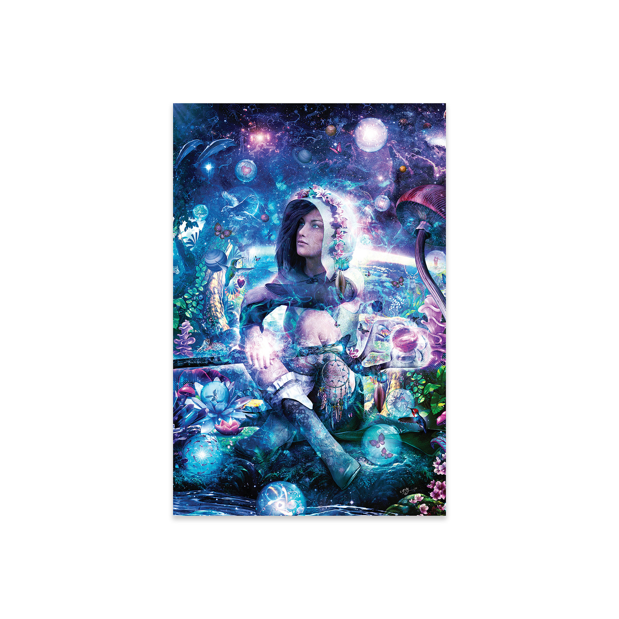 Winston Porter Observing Our Celestial Synergy On Plastic / Acrylic by ...