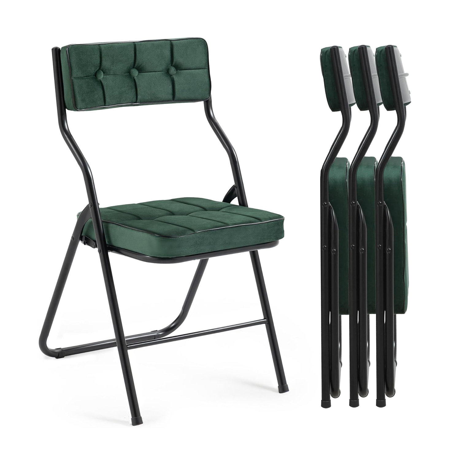 George Oliver Padded Foldable Dining Chairs & Reviews | Wayfair