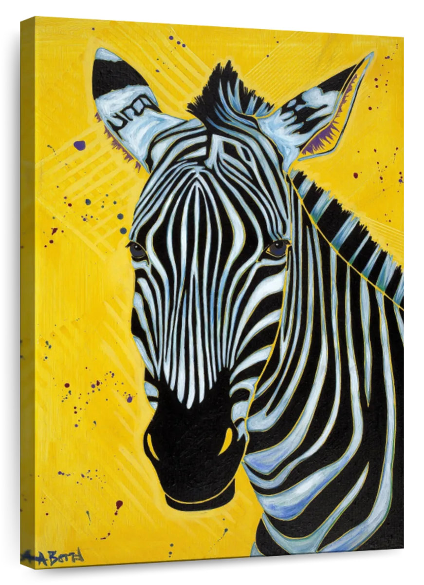 Ebern Designs Brampt Yellow Zebra Multi - Wayfair Canada