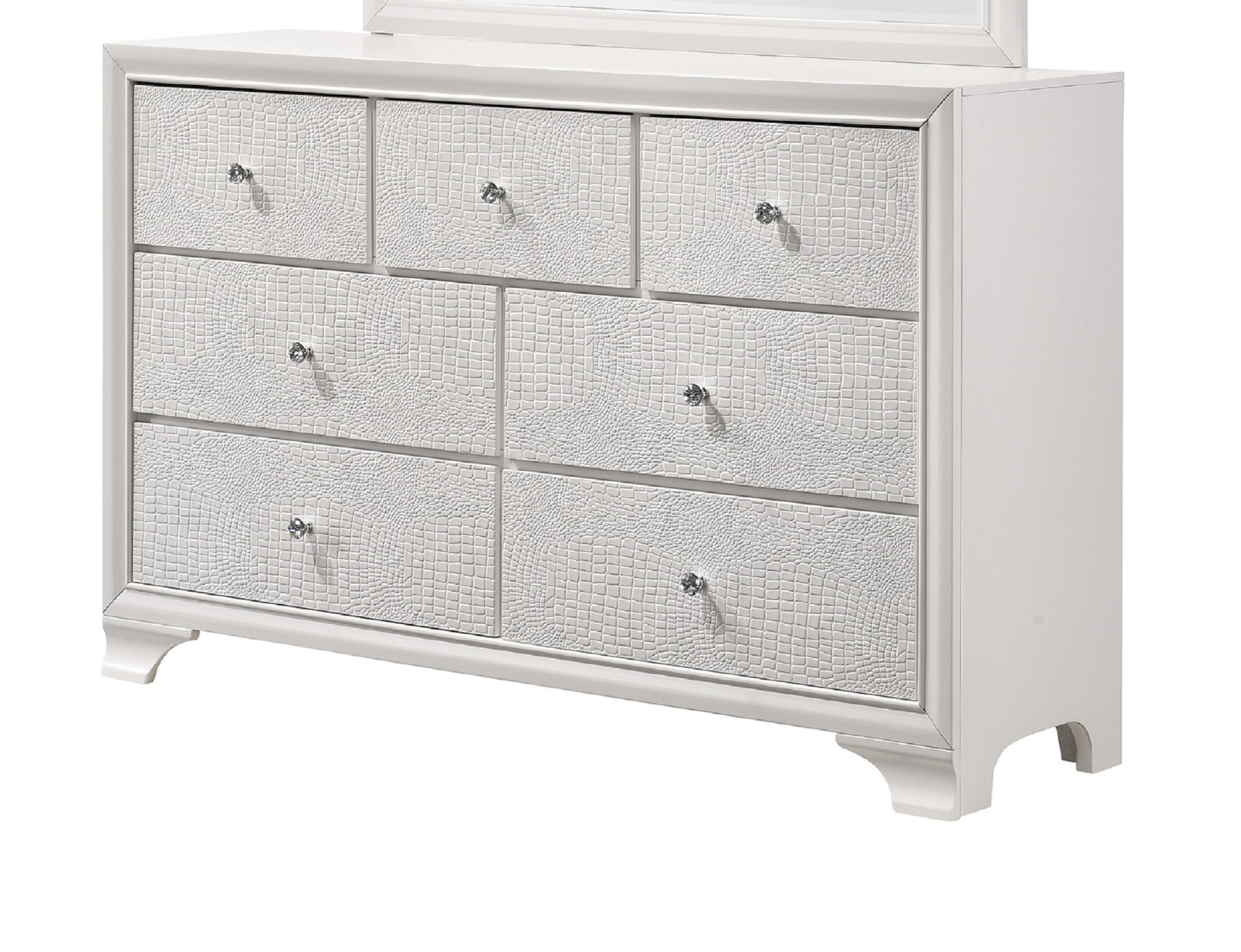 House of Hampton 1Pc Modern Glam Style Glam Seven Drawer Dresser ...