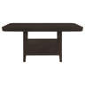 Benjara Pren Counter Height Table, Chairs Set, 60-77 Inch Extendable ...