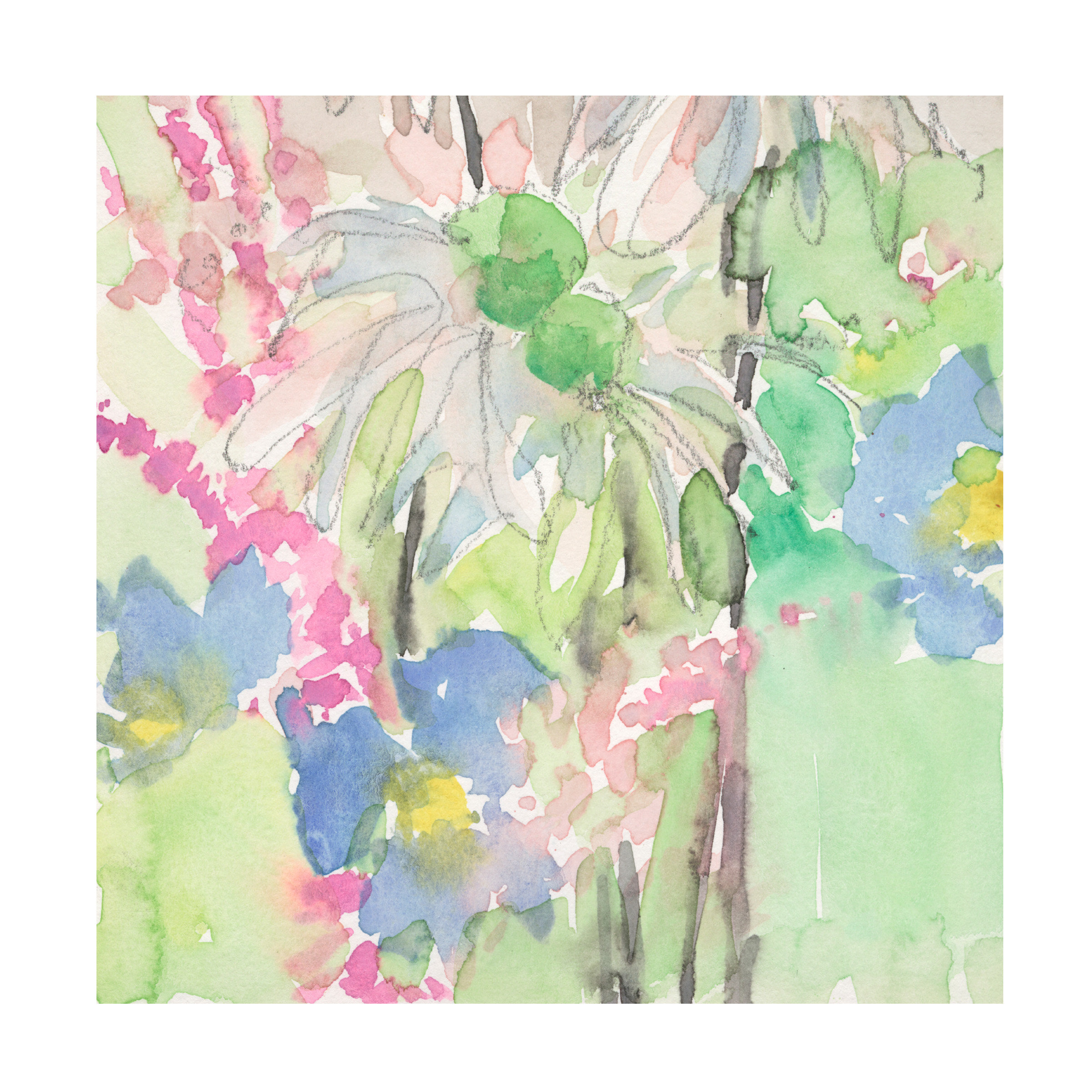 Winston Porter Watercolor Floral Accent I by Samuel Dixon | Wayfair
