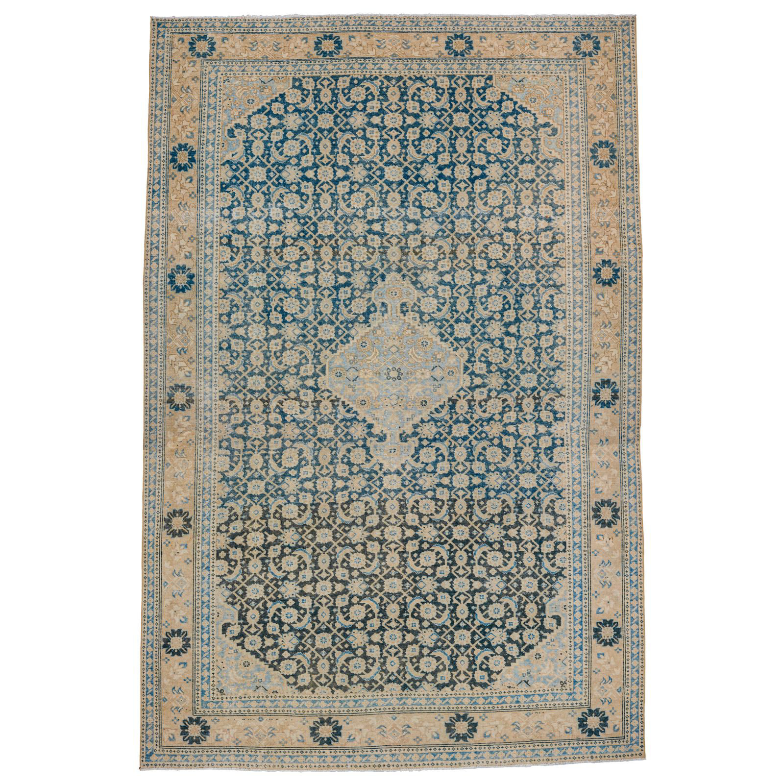 Home and Rugs One-of-a-Kind 7'3'' x 10'11'' 1990s Area Rug in Blue ...