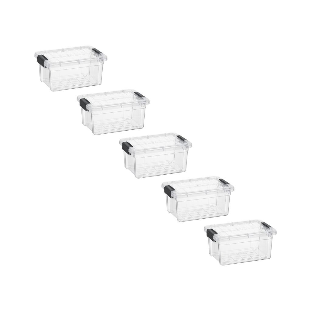 Latitude Run® X Mini Storage Container Plastic Crayon Box Stackable ...