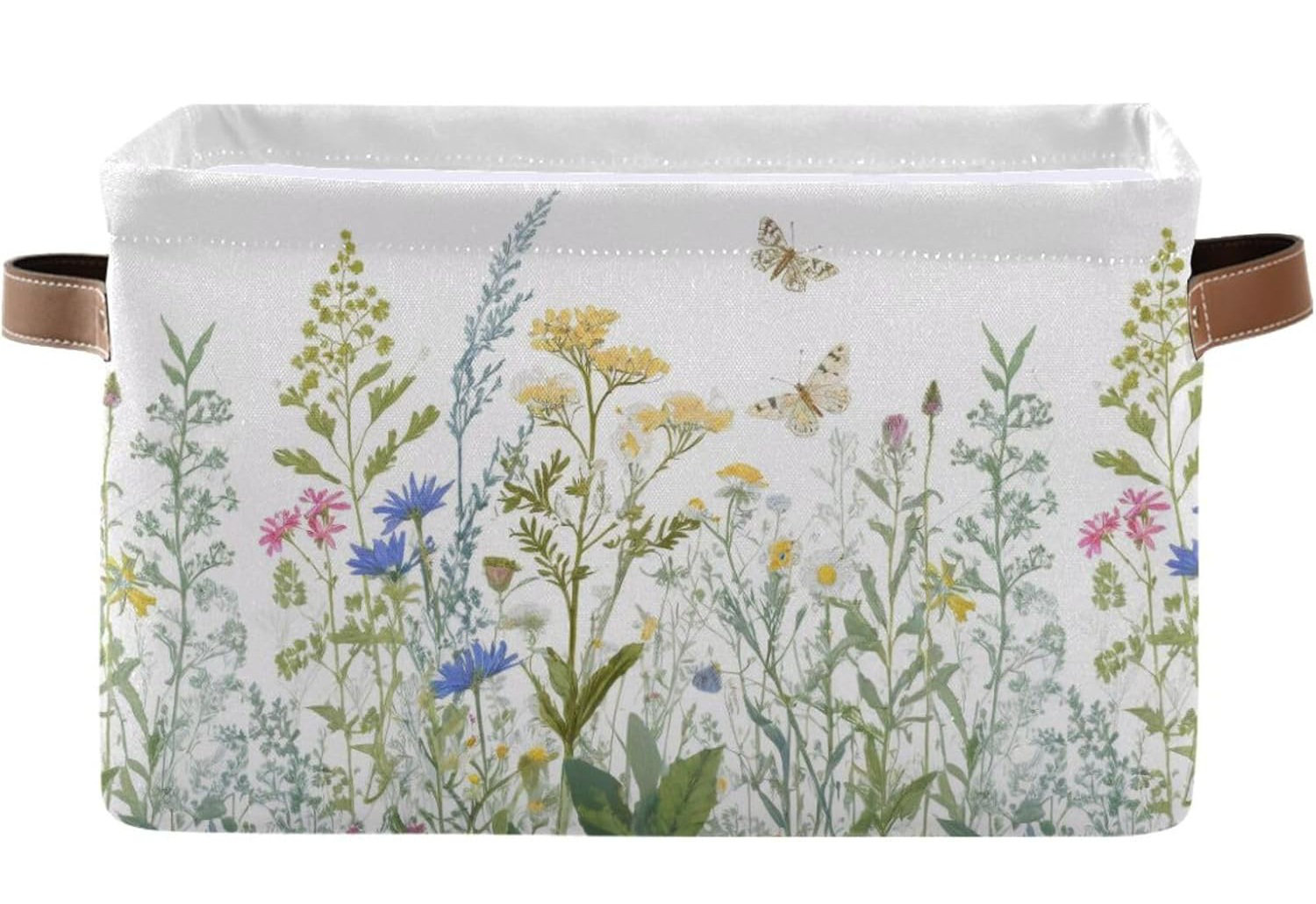 Rosalind Wheeler Floral Storage Basket Collapsible | Wayfair