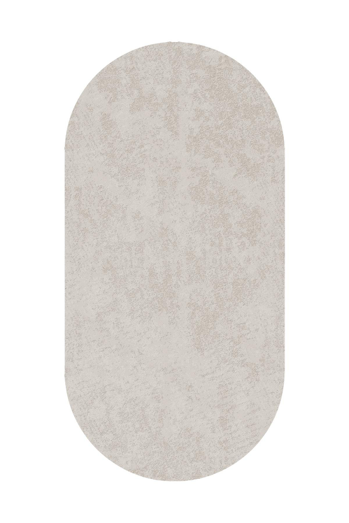Everly Quinn Digital Non-Slip Washable Modern Fawn Oval Kitchen Rug ...