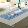 Elementi Plus Rectangular Fire Pit Flame Guard (Glass) | Wayfair