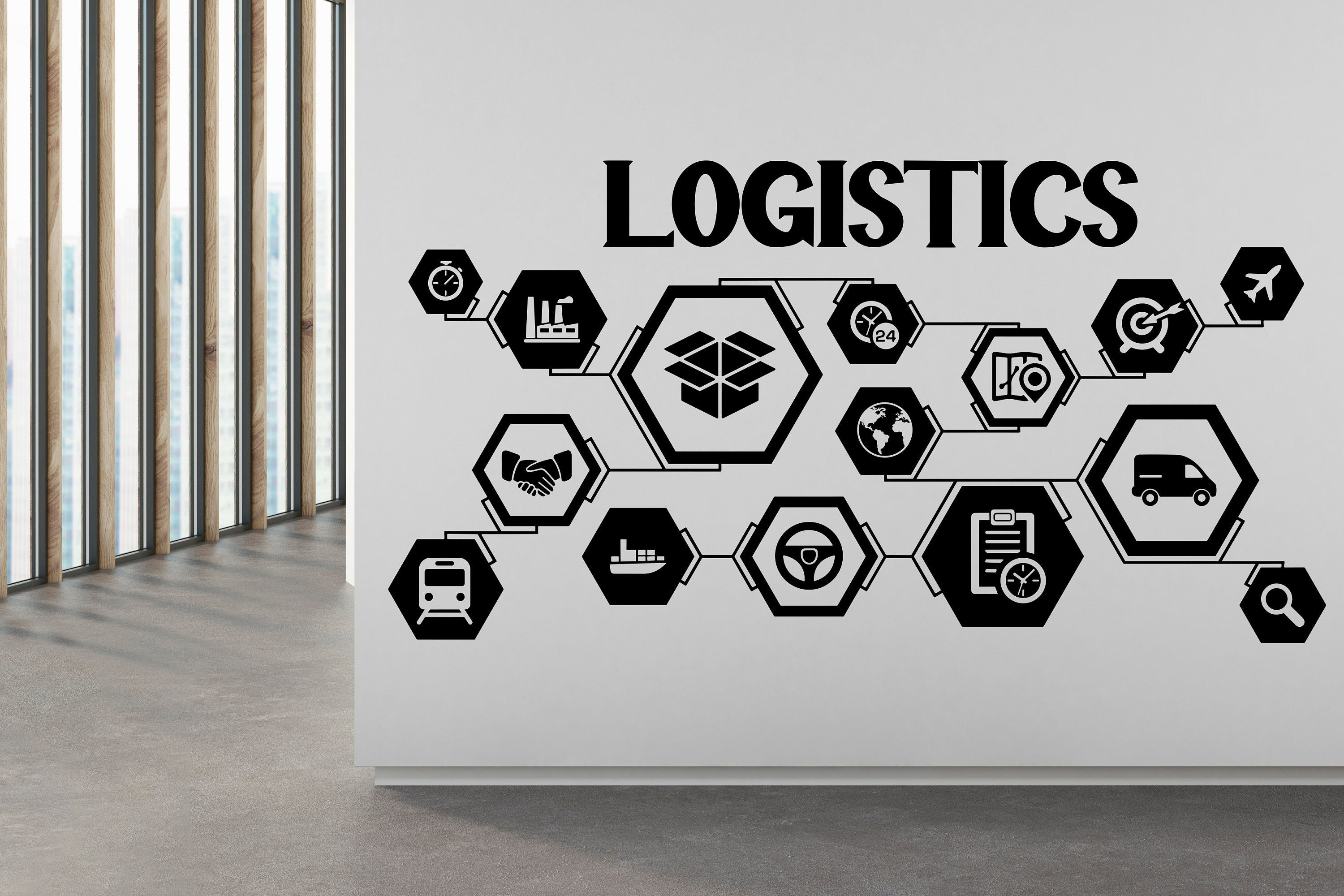 Trinx Logistics wall decal Planning Management Transport Inventory ...