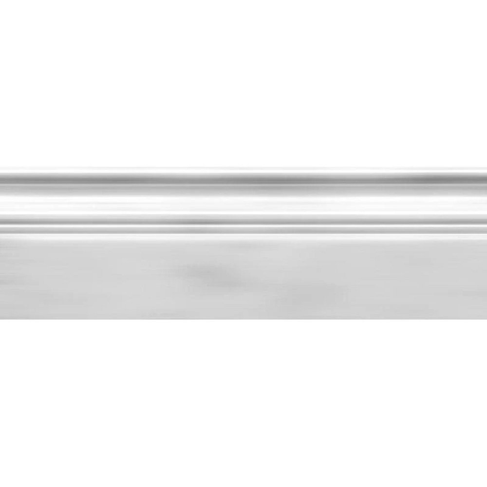 Tile Club 12" x 4" Polished Marble Cove Base Tile Trim in Gray | Wayfair