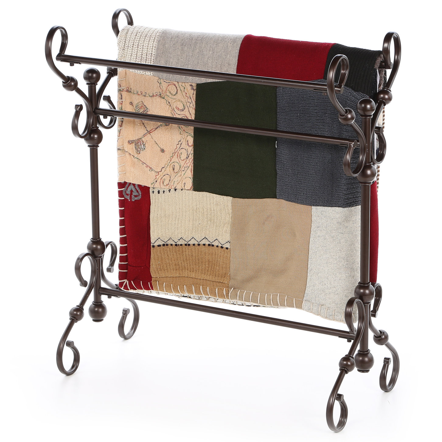 Fleur De Lis Living Blanket/ Quilt Rack & Reviews | Wayfair